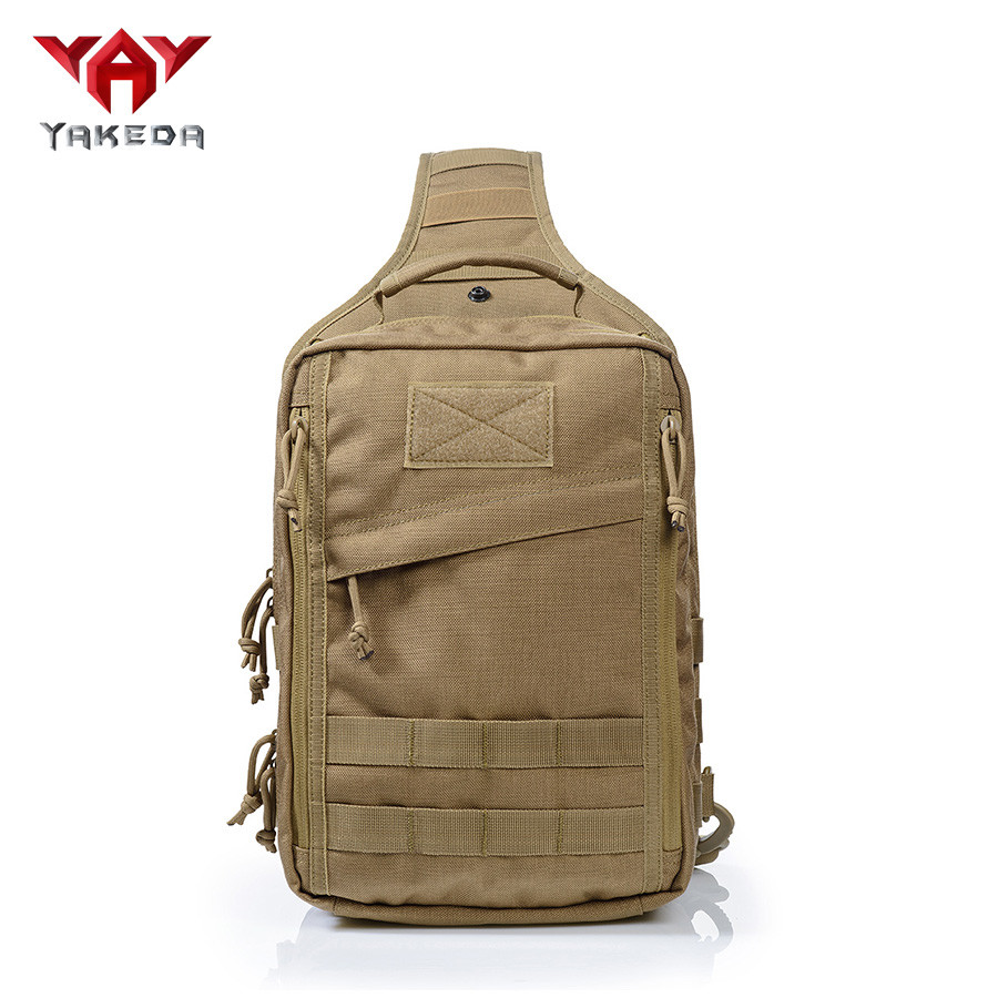 Outdoor Small Tactical Sling Pack for Handgun With Multiple Zippered ...